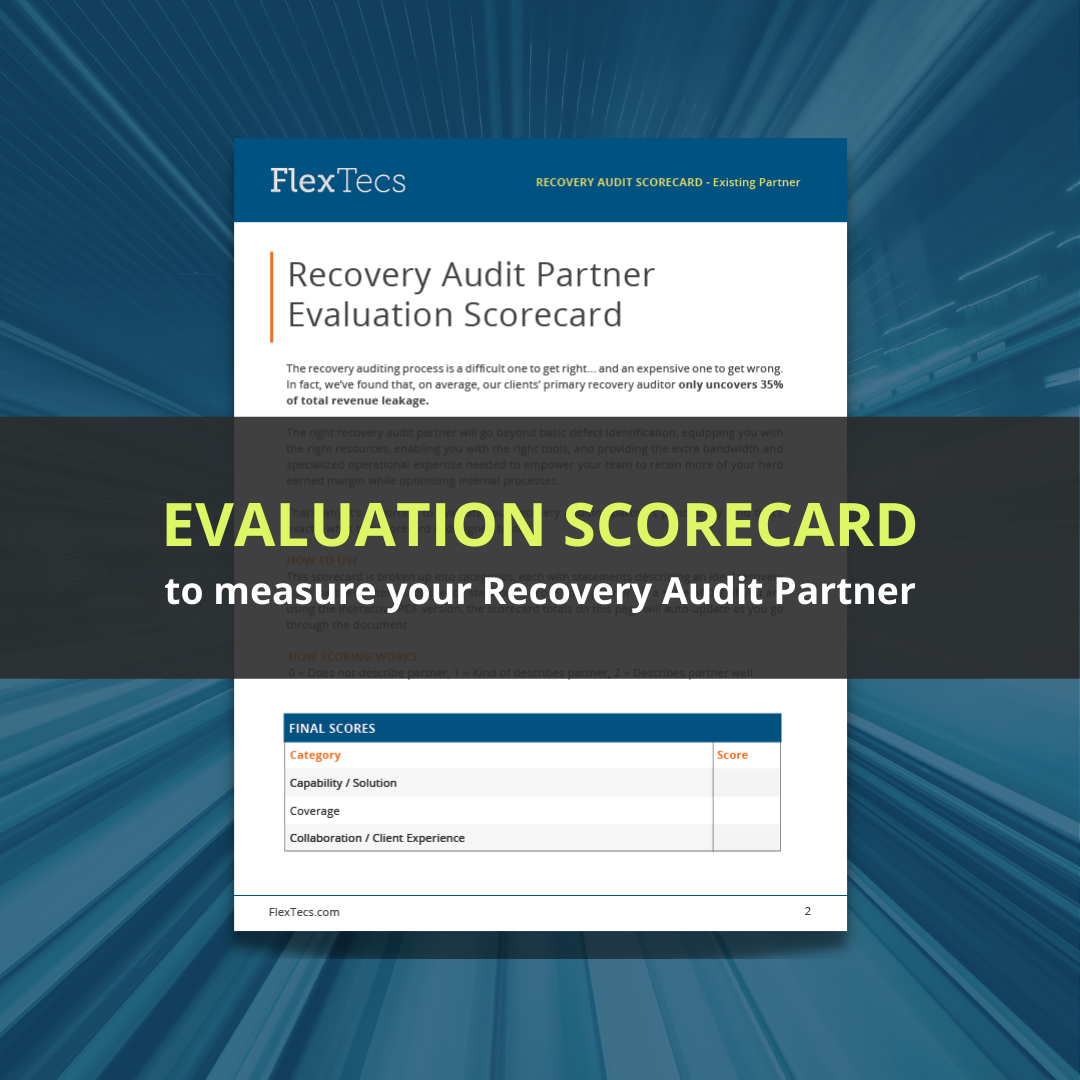 Evaluating Your Recovery Audit Partner | FlexTecs